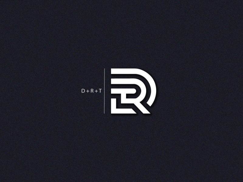DRT Letter Logo by Being Hassan on Dribbble