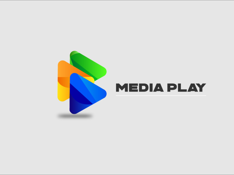 Media Play Logo by Being Hassan on Dribbble