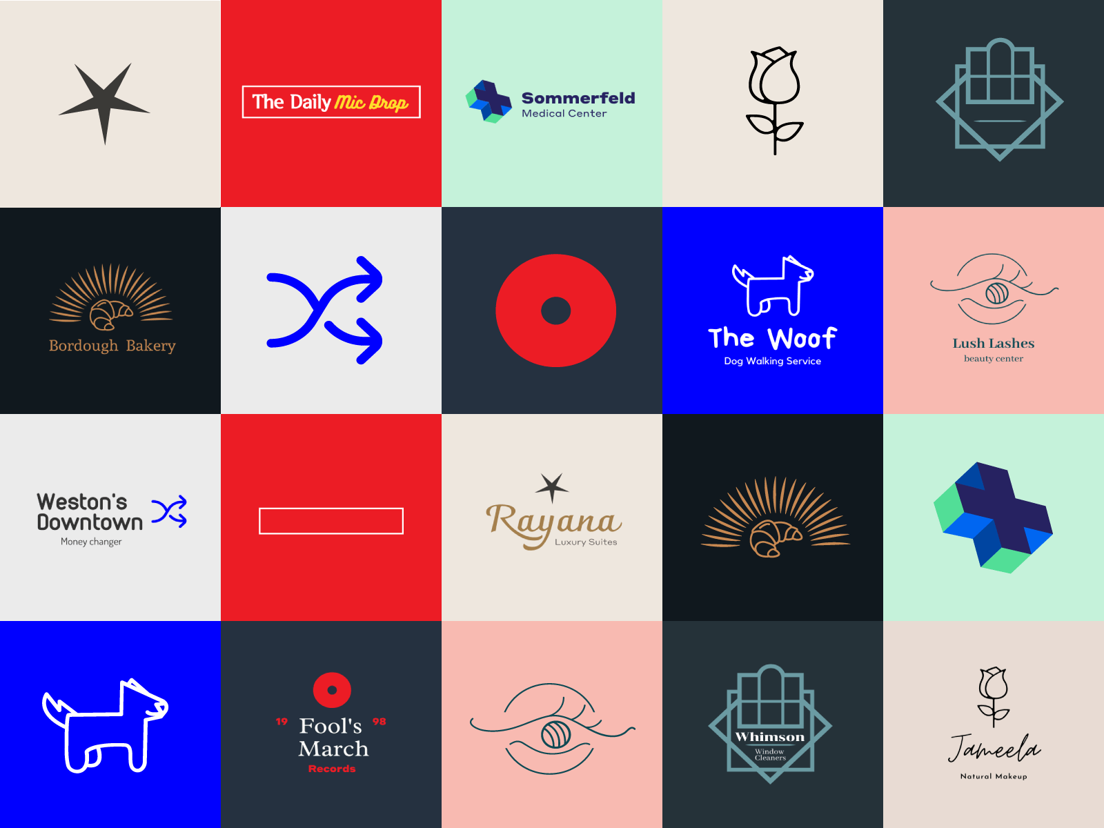 Logo Templates For Canva By Dovile Dalmantaite On Dribbble