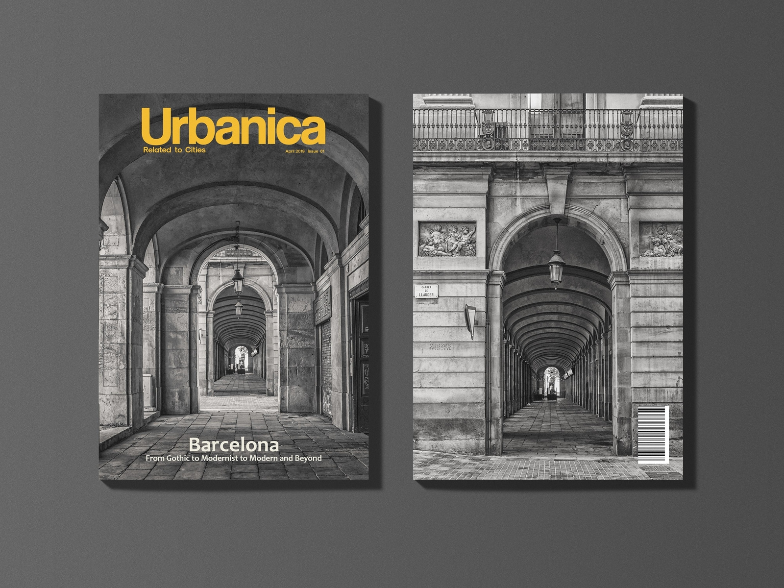Urbanica architecture magazine cover. by David J. Lew on Dribbble