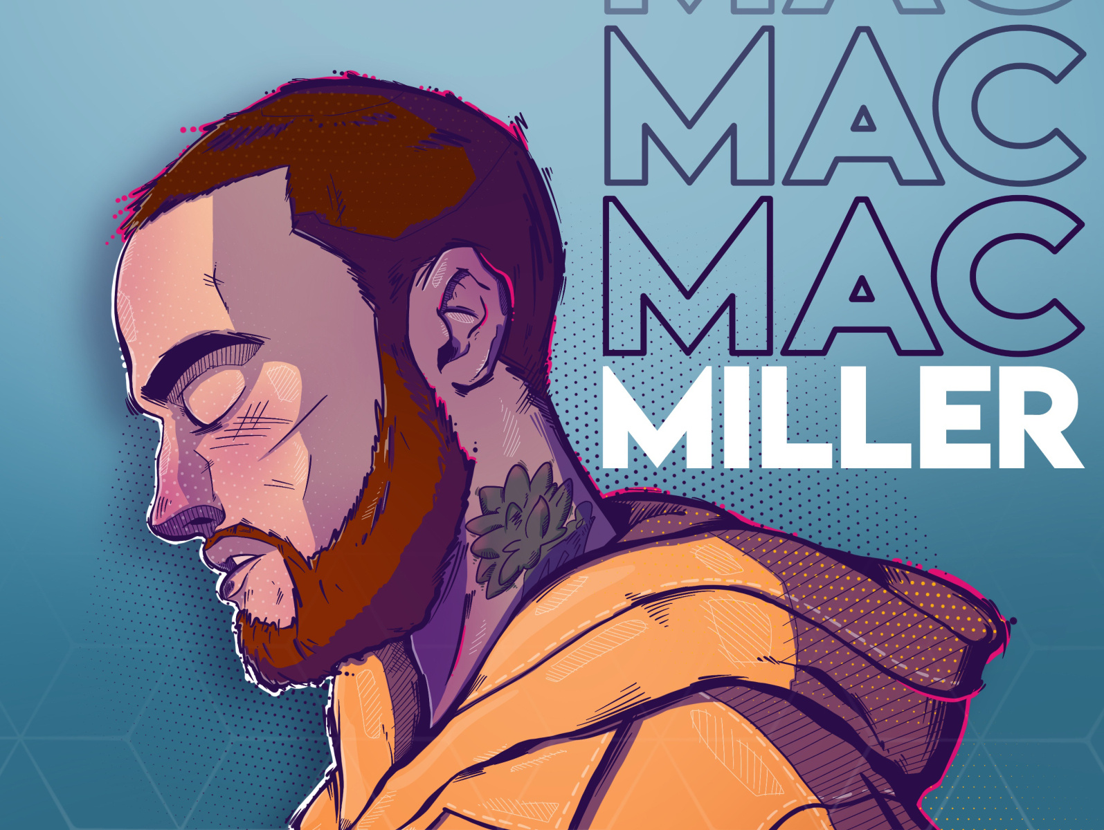 Mac Miller by Eddie Battle on Dribbble