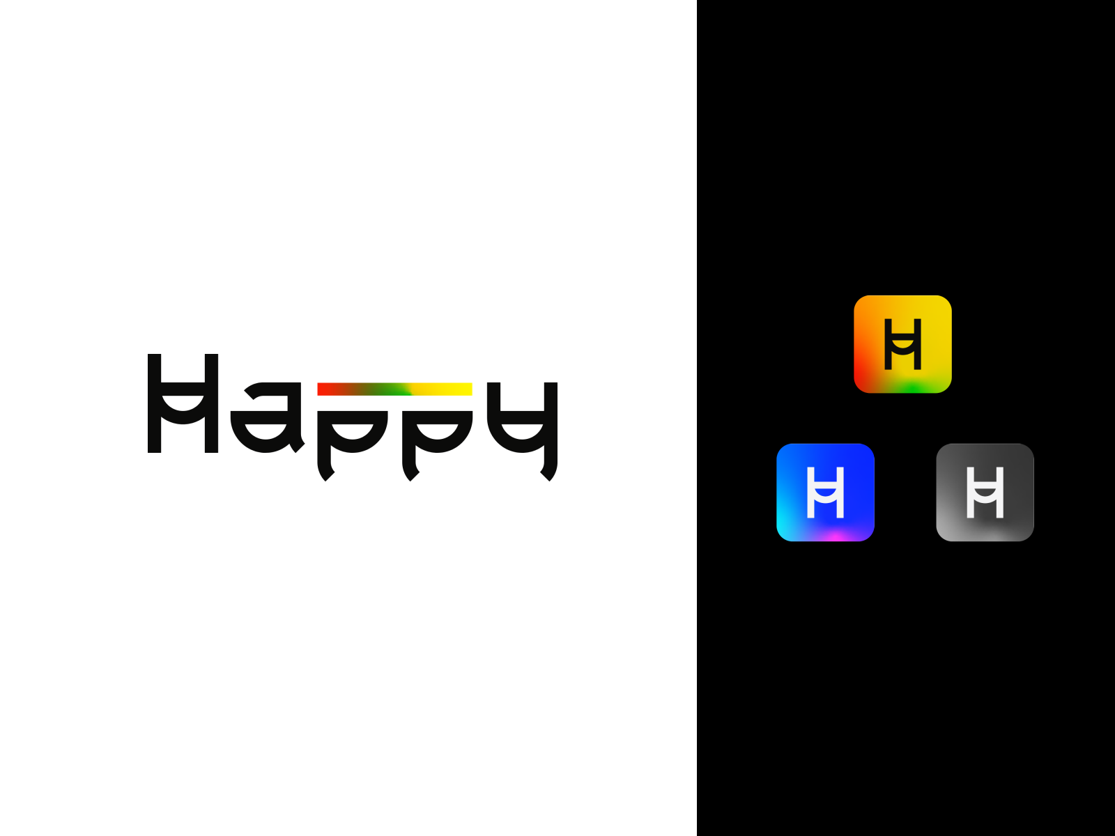 Happy by Foregroundd on Dribbble