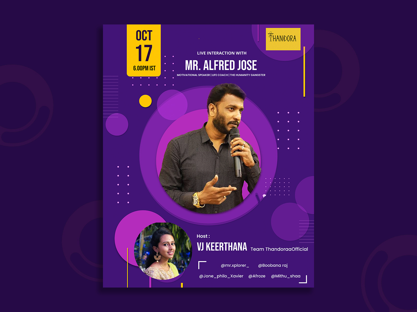 Event Poster Design By Venkadesan On Dribbble