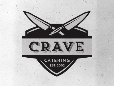 Crave Catering Logo Concepts v.3 by Bart Fish on Dribbble