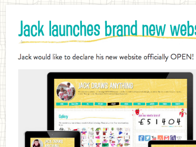 Jack Draws Anything - post h1 and hand drawn underline by Ed Henderson ...