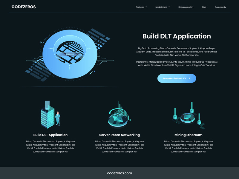 Digital Ledger Technology by Codezeros Technology on Dribbble