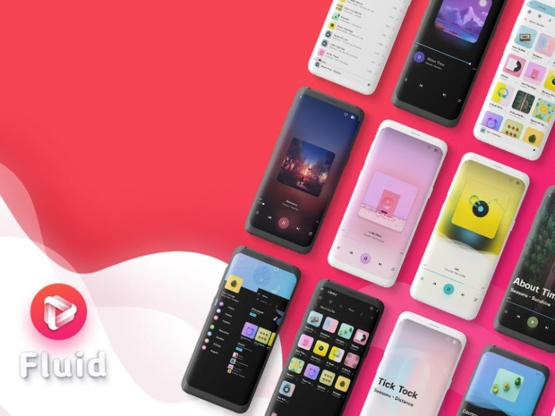 Fluid Music Player by Basim Sherif on Dribbble