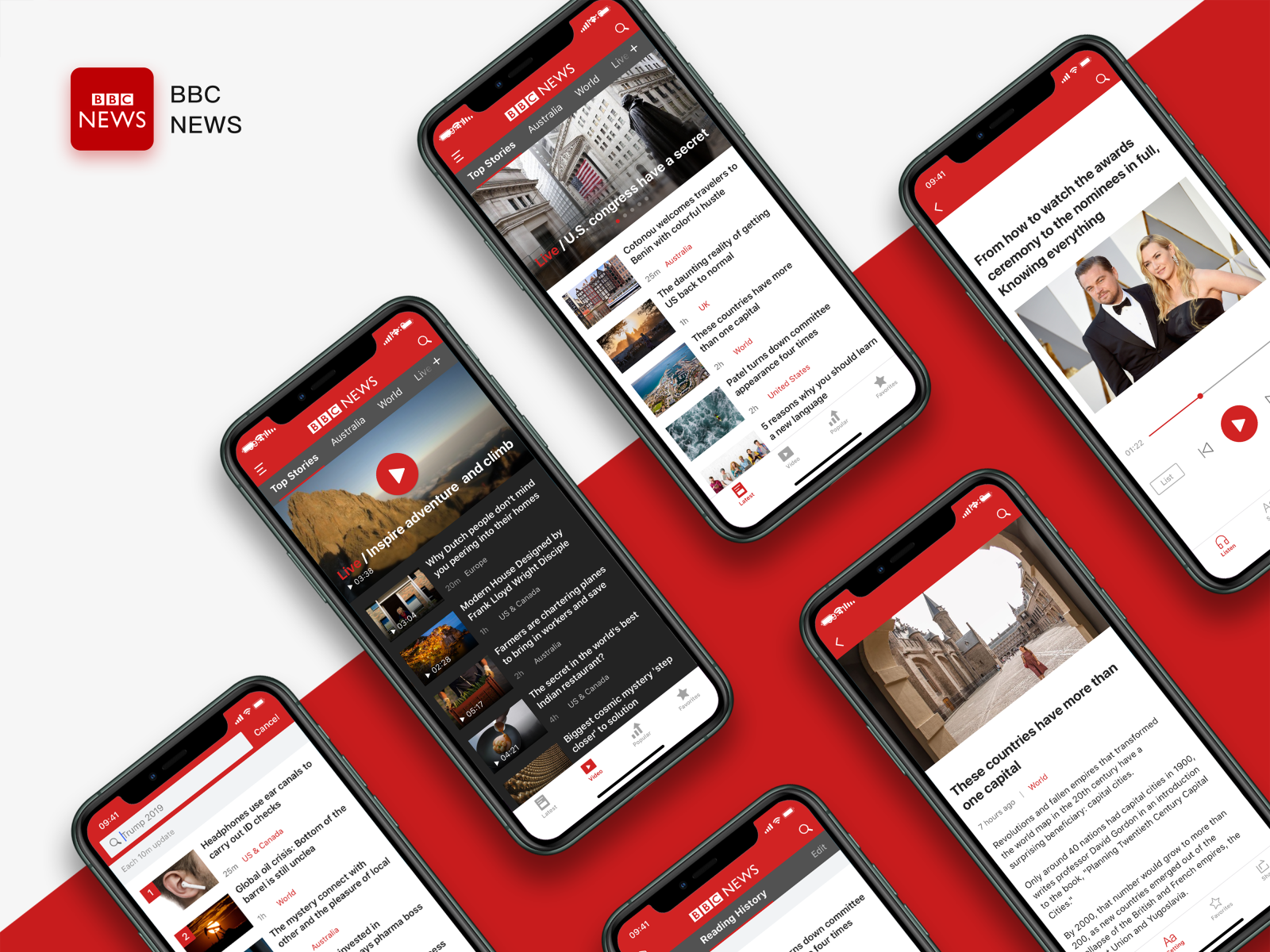 BBC Redesign by 沈芷伃 on Dribbble