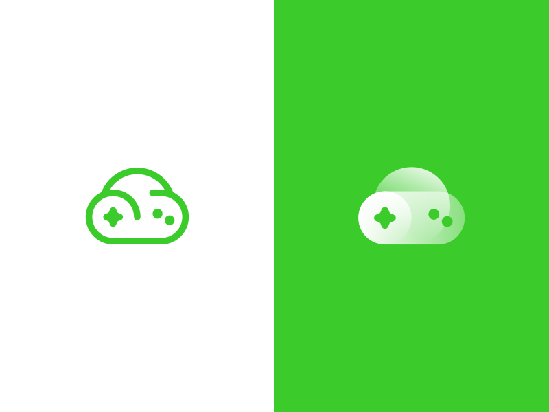 Cloud Game App Icon by Delacro on Dribbble