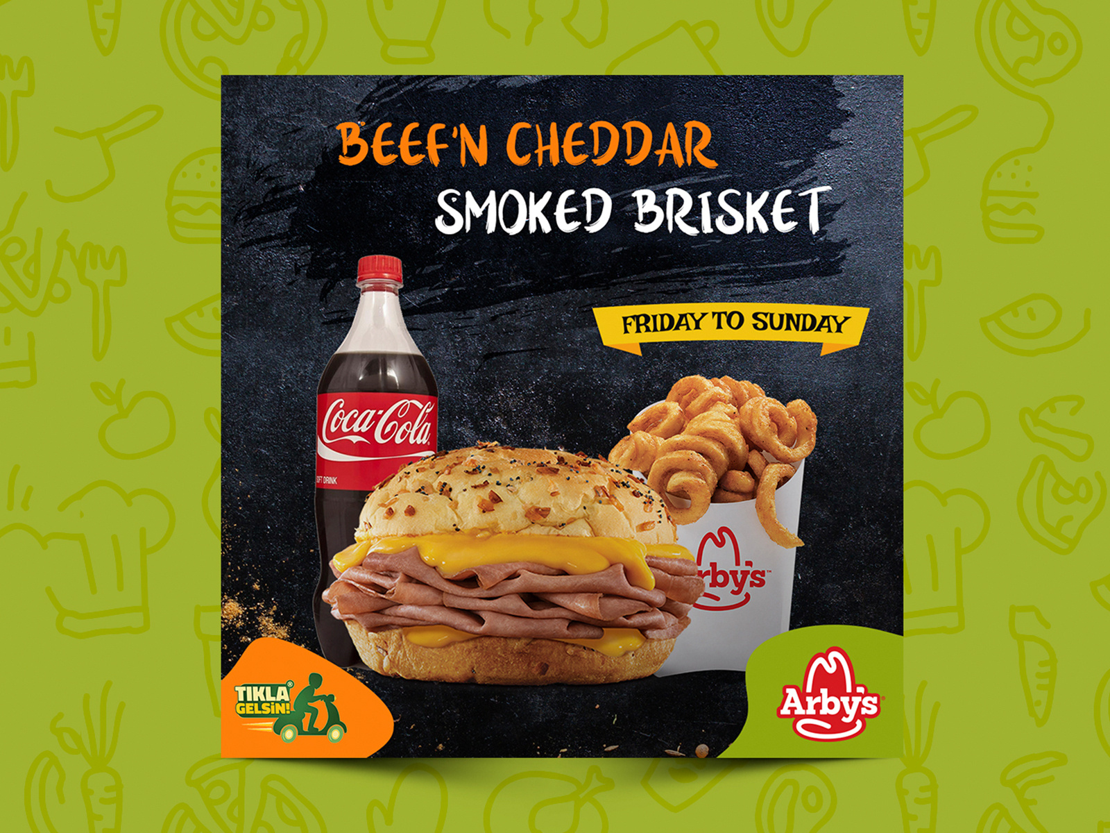 Smoked Brisket Menu Card by Yummy Menus on Dribbble