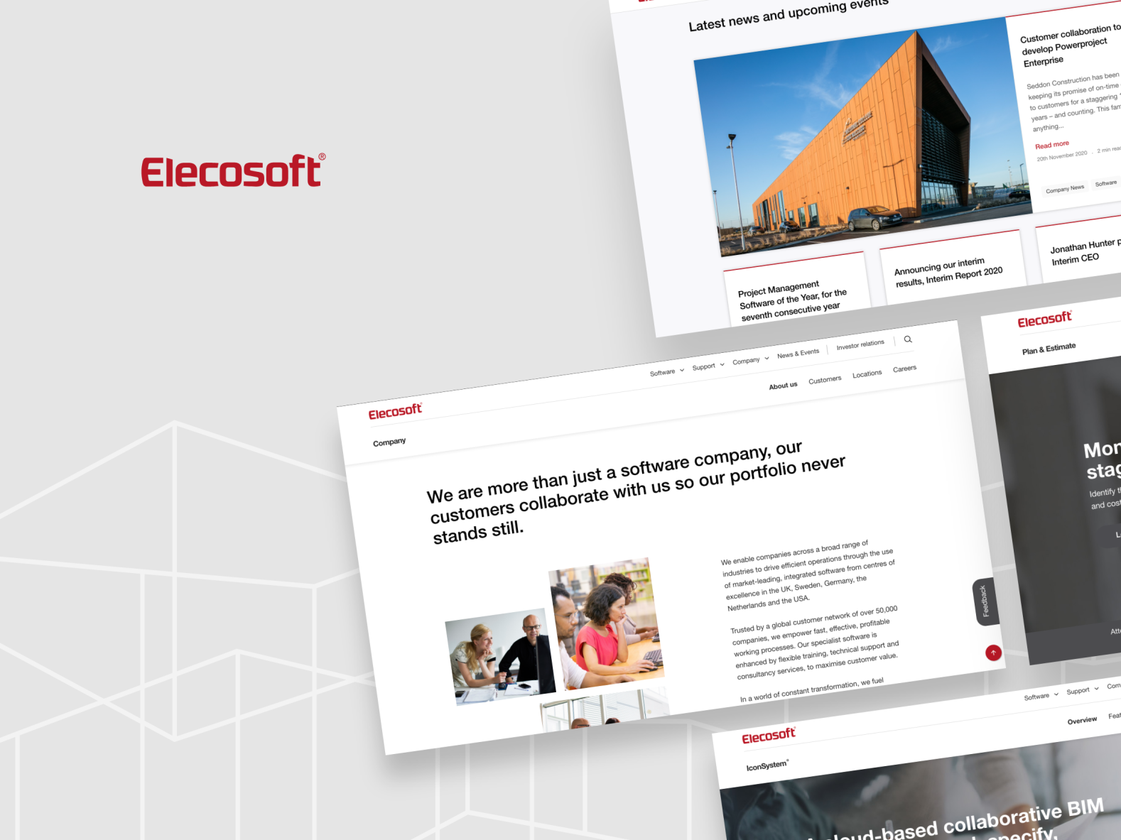 Elecosoft - Website Design by Plug & Play on Dribbble