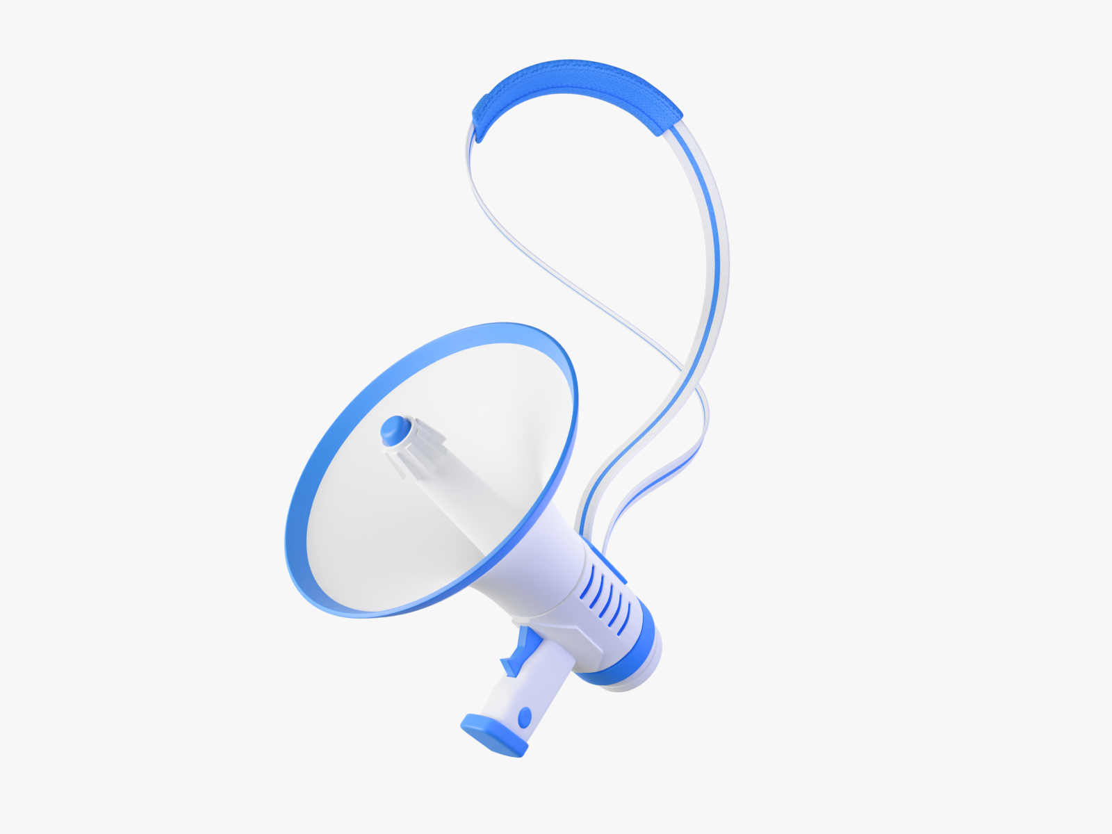 Megaphone illustration by Roman on Dribbble