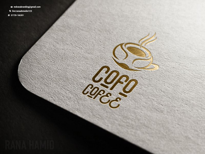 Coffee logo design by Rana Hamid on Dribbble