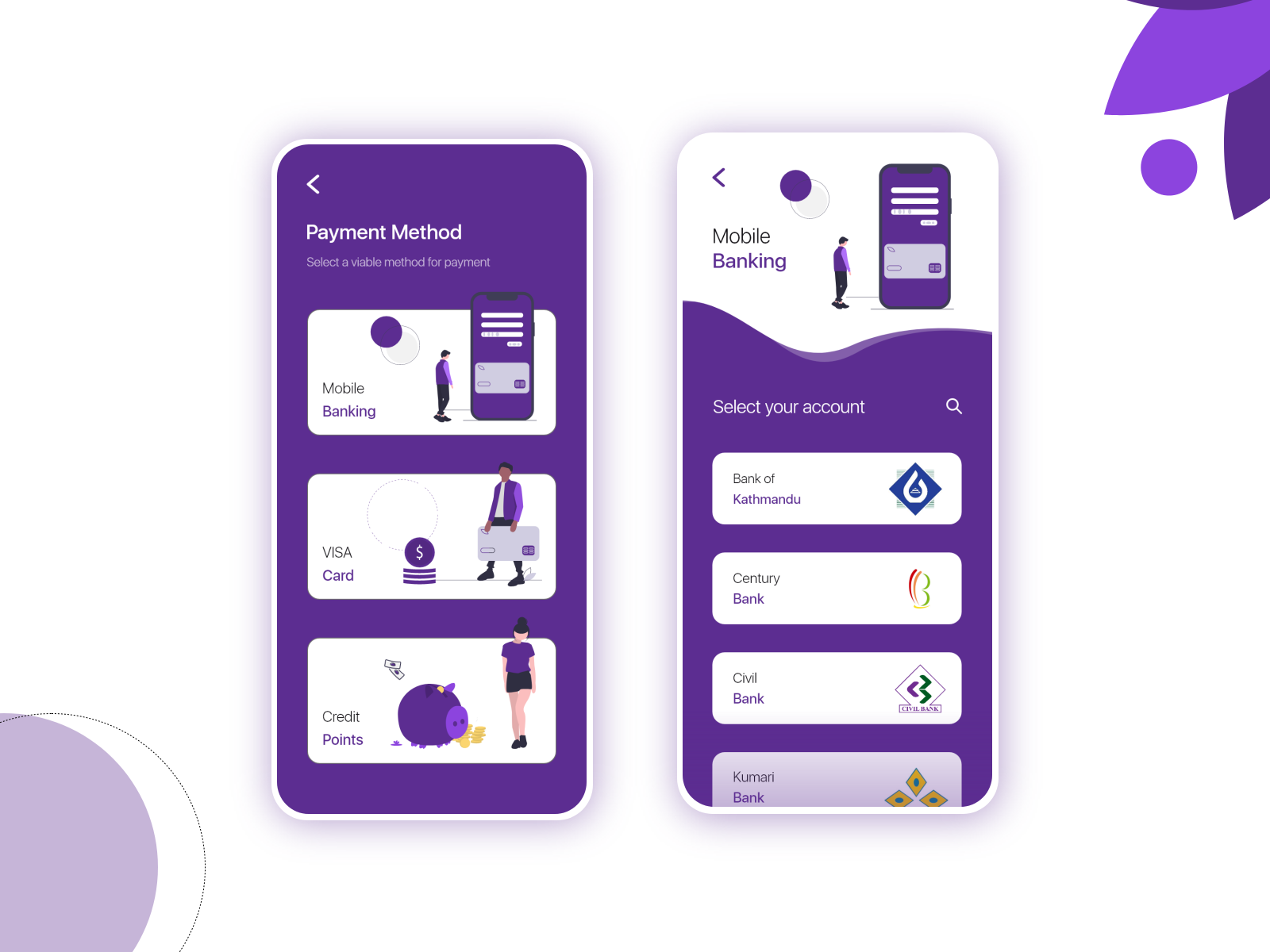 Payment Method Ui By Aaditya Basnyat On Dribbble