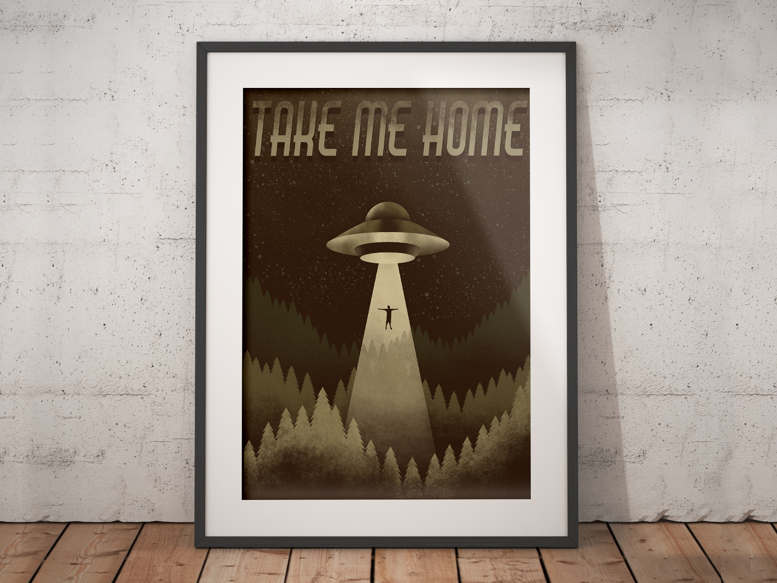 Take Me Home - poster by Boris Rayich on Dribbble