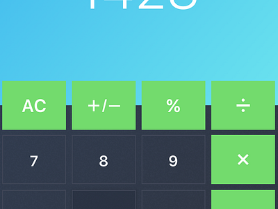 Calculator - Day70 My UI/UX Free Sketch App Challenge by Serhiy Semenov ...