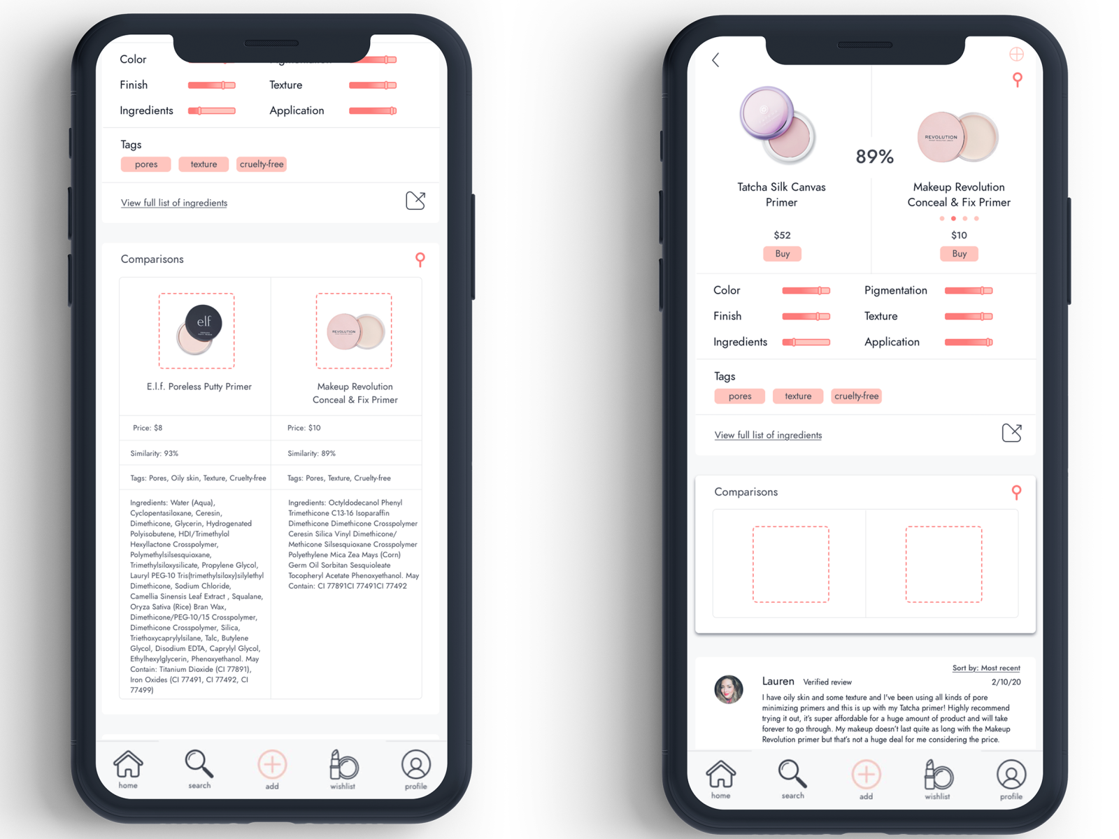 Beauty Tech App Dupe Redesign by Ynes Bouck on Dribbble