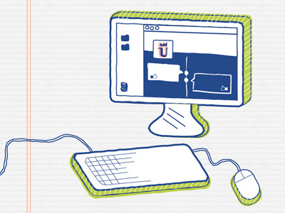 Workstation doodle by Mike Borsare on Dribbble