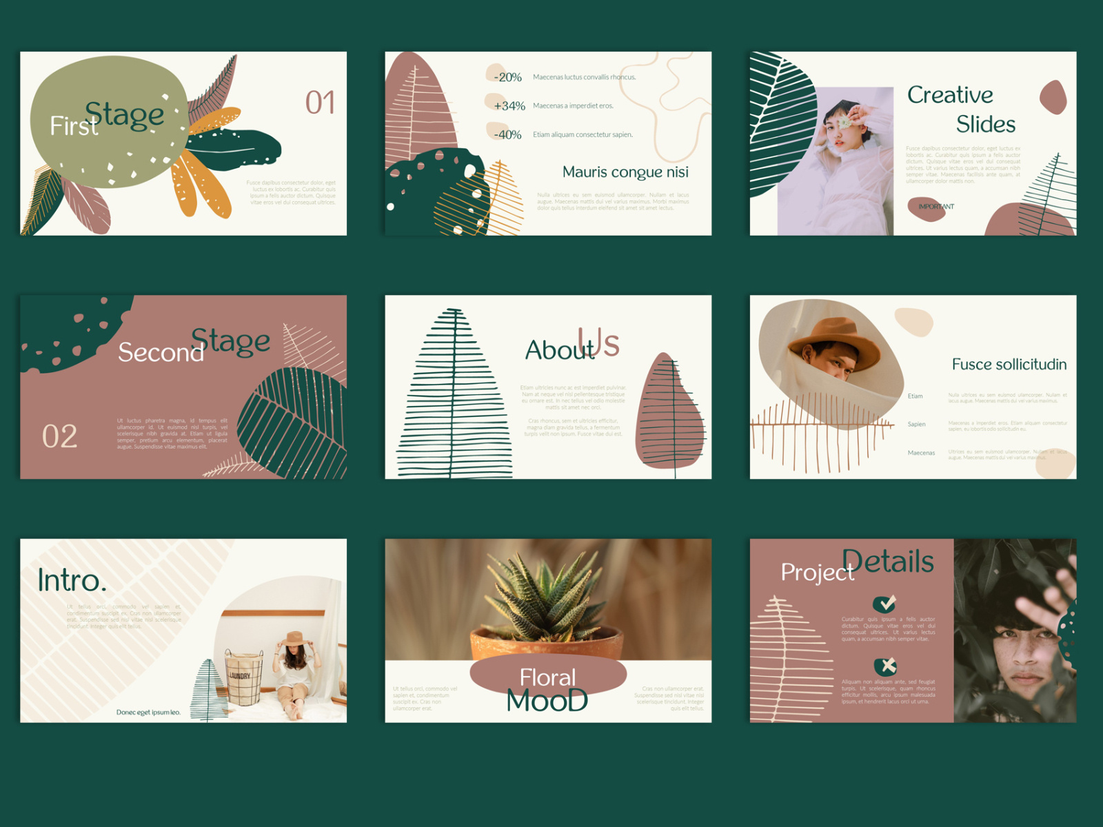 Free Powerpoint Template - 13.12 by Julia Orlova on Dribbble