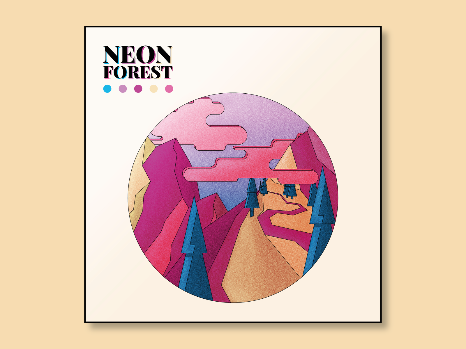 Neon Forest by Alex Pernigotto on Dribbble