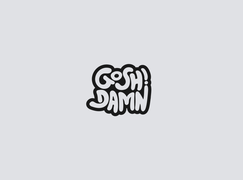 Gosh Damn Apparel by Elliot Popel on Dribbble