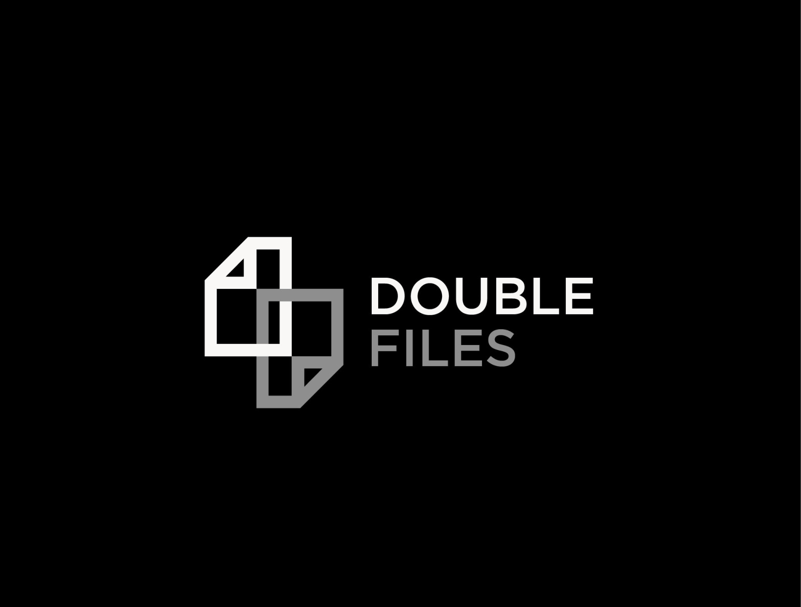 Double files logo design by Beniuto Design Studio on Dribbble