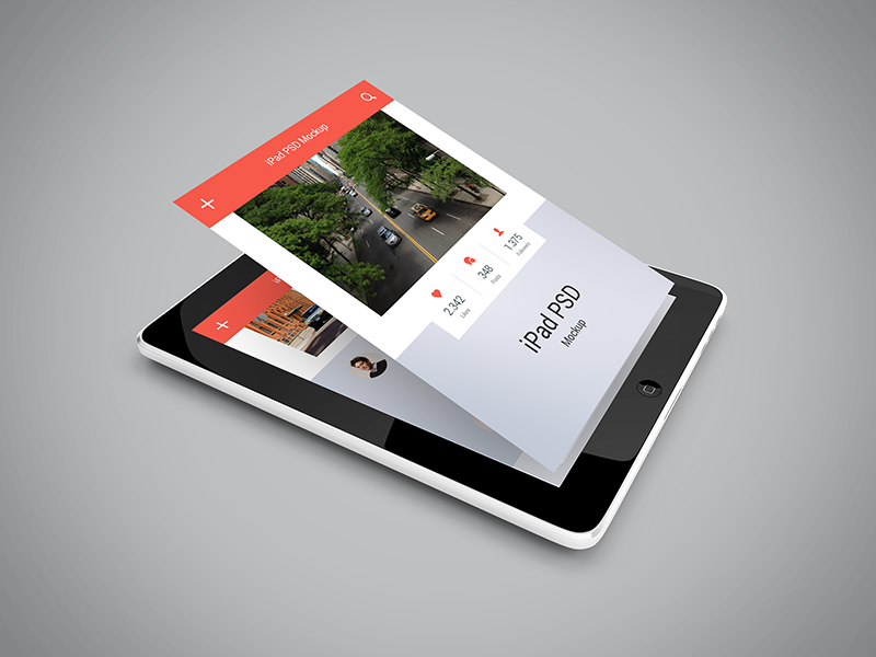 Freebie - iPad PSD Mockup by GraphBerry on Dribbble