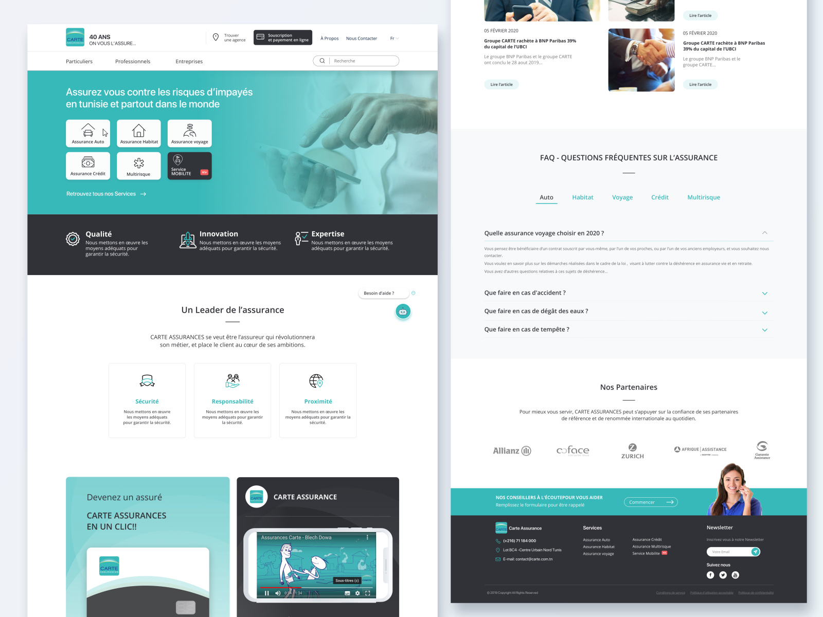 Carte assurance by Rabeb CHELBI on Dribbble