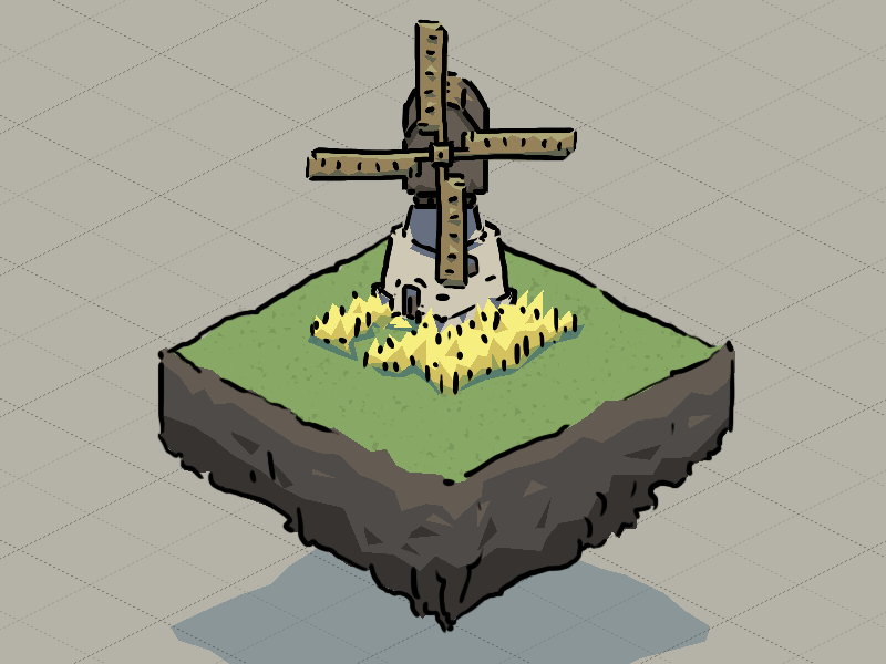 Flying Windmill by Daniel Goffin on Dribbble