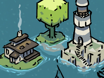 High tide by Daniel Goffin on Dribbble