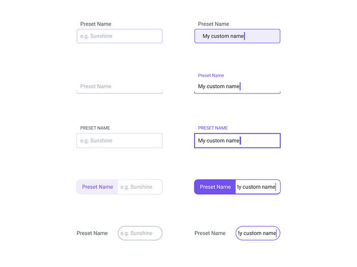 Textfields by Nikolay Mamadaev on Dribbble