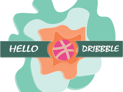 Hello Dribble1 by Manel-DesignItUp on Dribbble
