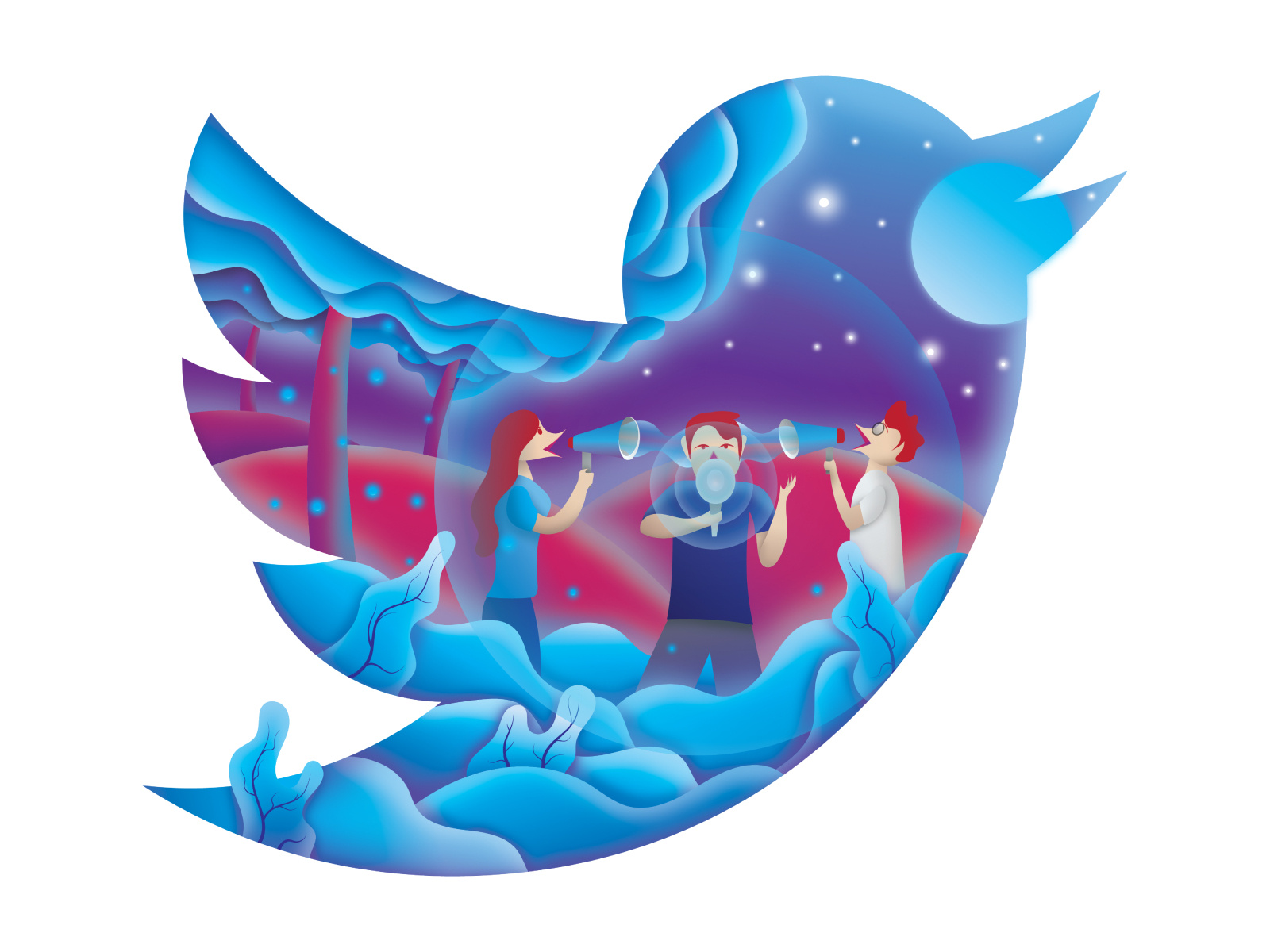 Twitter by Titis Setyo on Dribbble