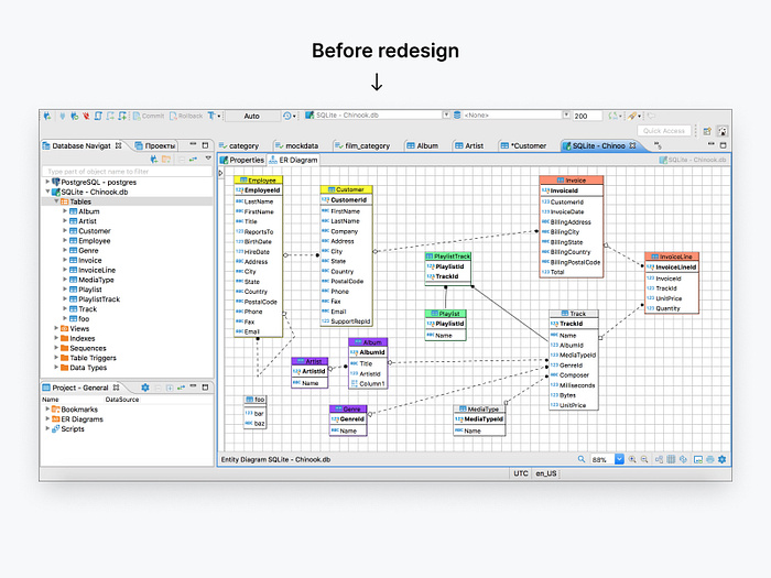 Universal Multi-platform Database Tool by Seven Metrics on Dribbble