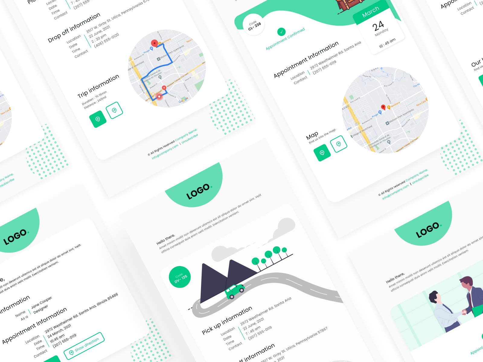 Email template Design by Shakhawat Hossen on Dribbble