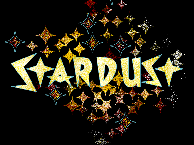 Digital remake of neon sign - Stardust by Yingying Zhang on Dribbble
