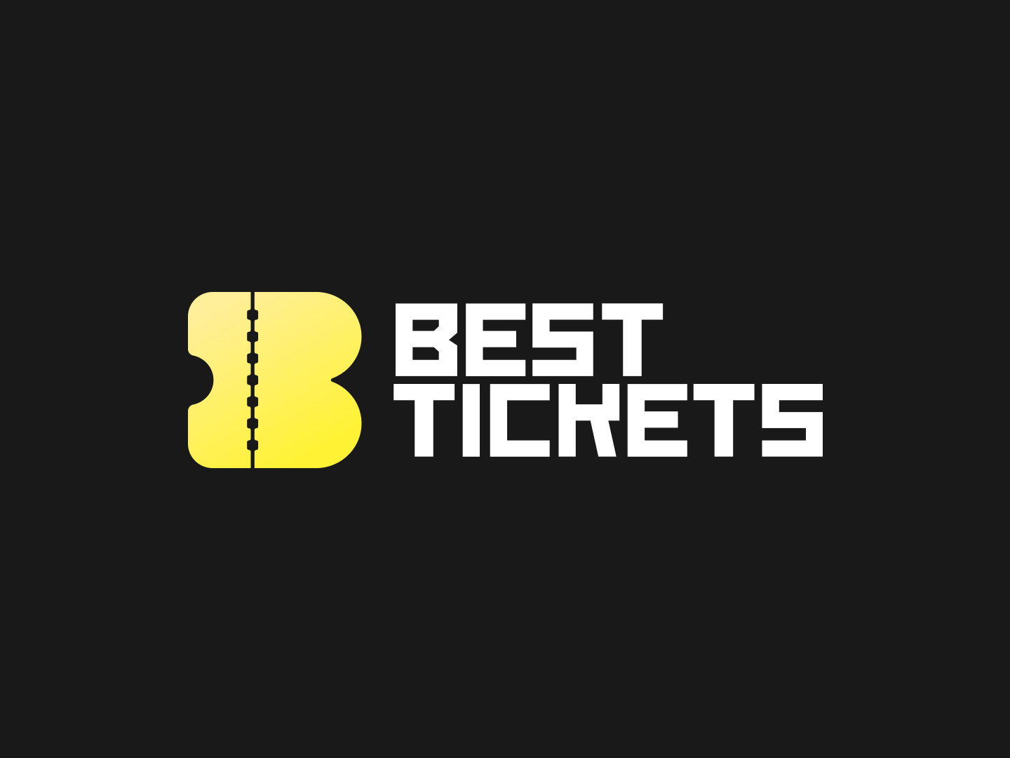 Best Tickets - Logo Design Concept by Sitnic Dumitru on Dribbble