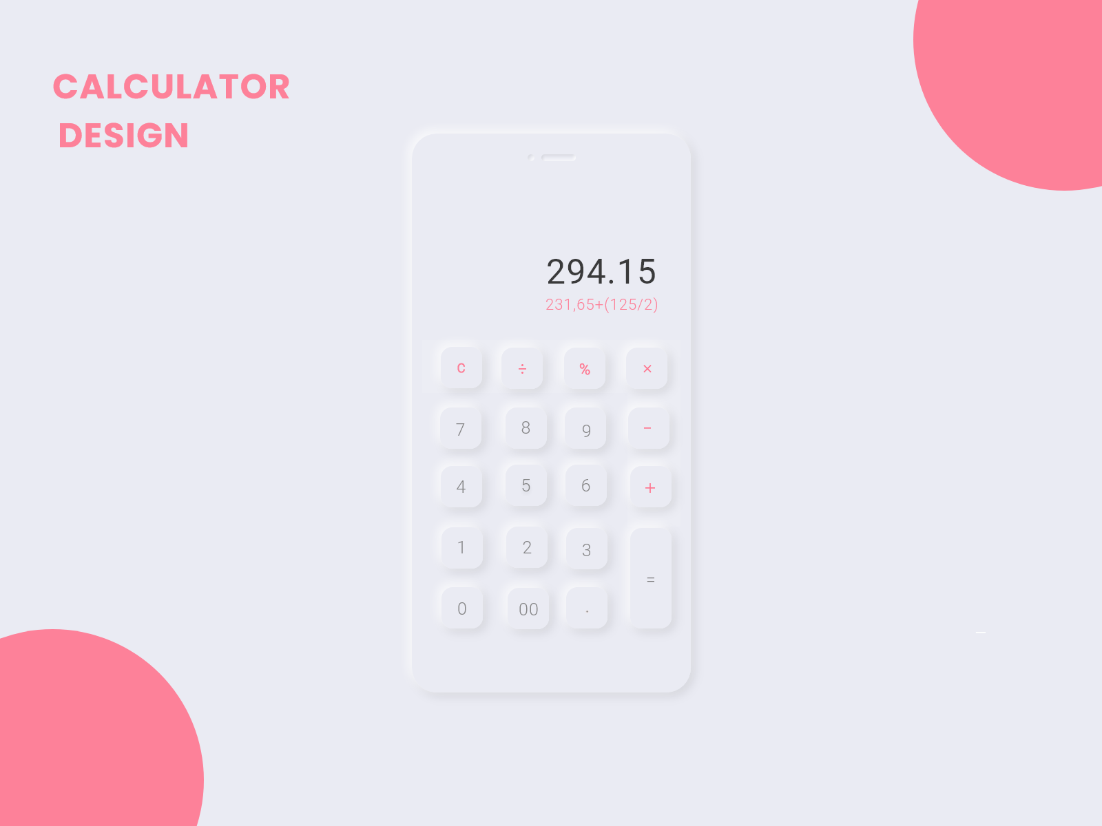 Calculator by Harleen Kaur on Dribbble