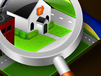 Find Us Icon - Detail by Jeff Batterton on Dribbble