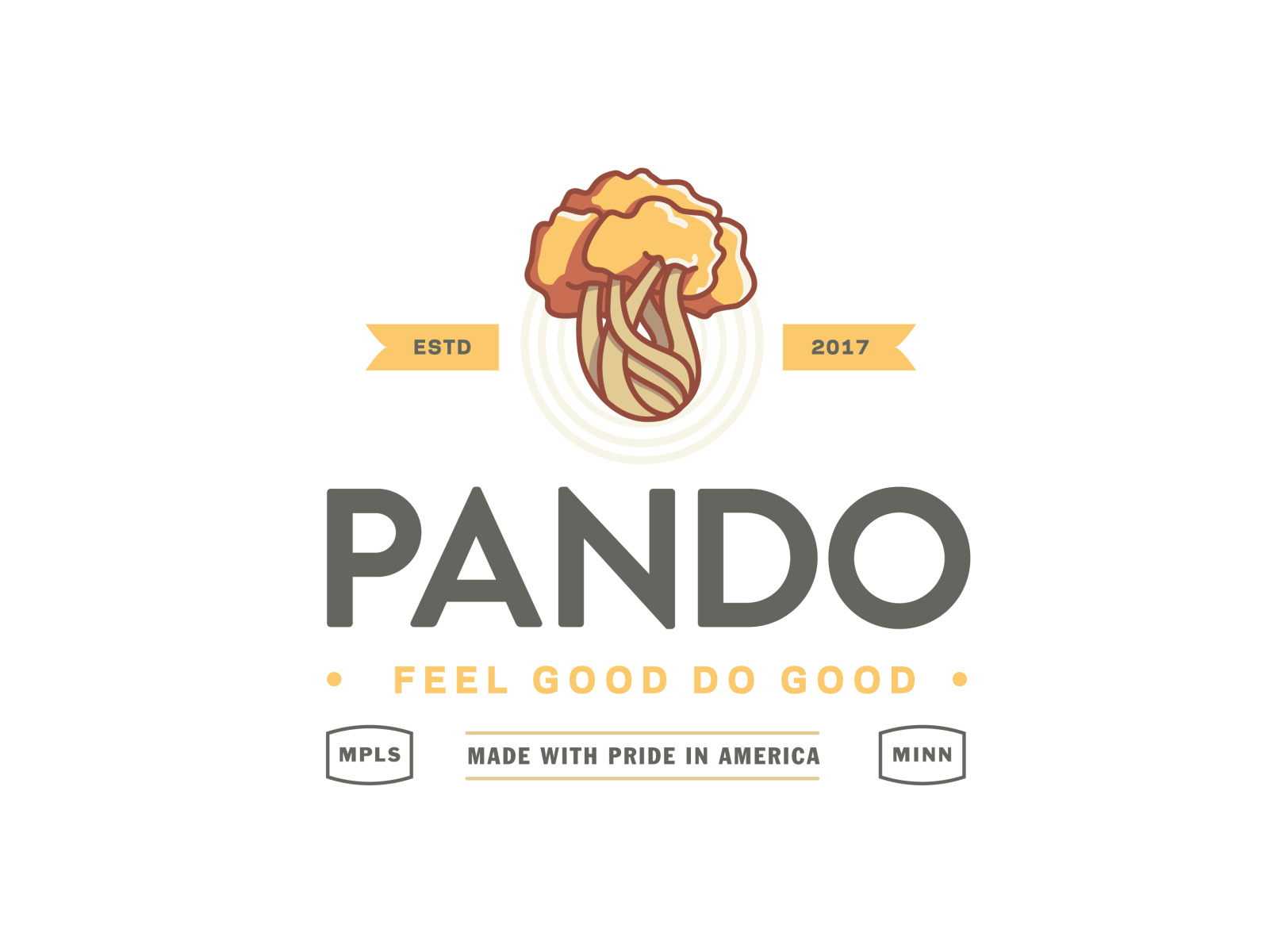 Pando: Logo concept by Wattle & Daub on Dribbble