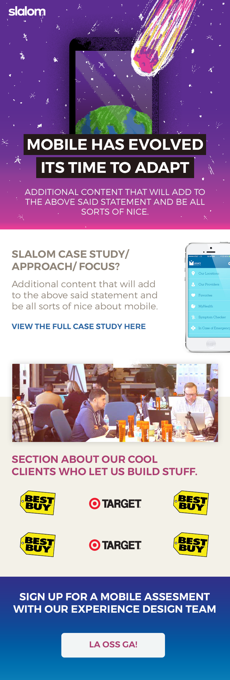 Email intro by Wattle & Daub on Dribbble