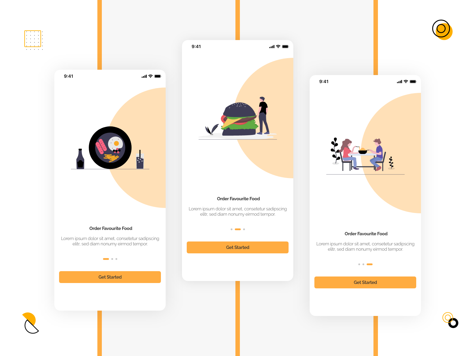 Walkthrough screens by Arjun on Dribbble