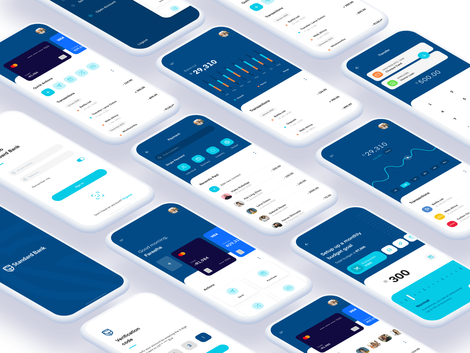 Standard Bank Redesign by Zubeir Soeker on Dribbble