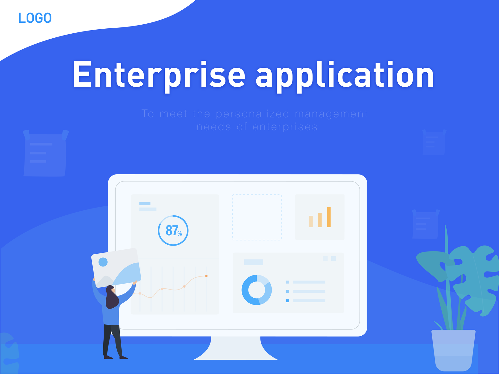 Enterprise application by Frank on Dribbble
