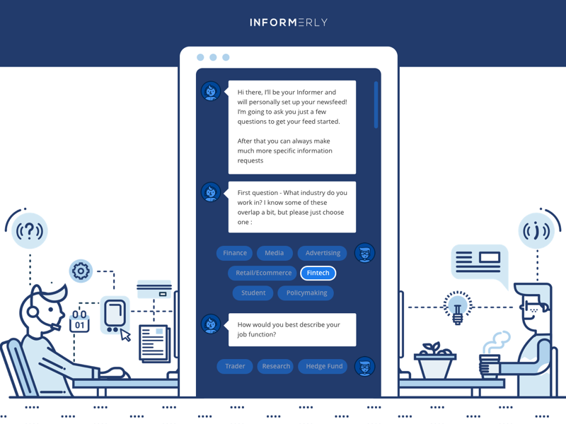 Onboarding - Chatbot by Bling Nguyen on Dribbble