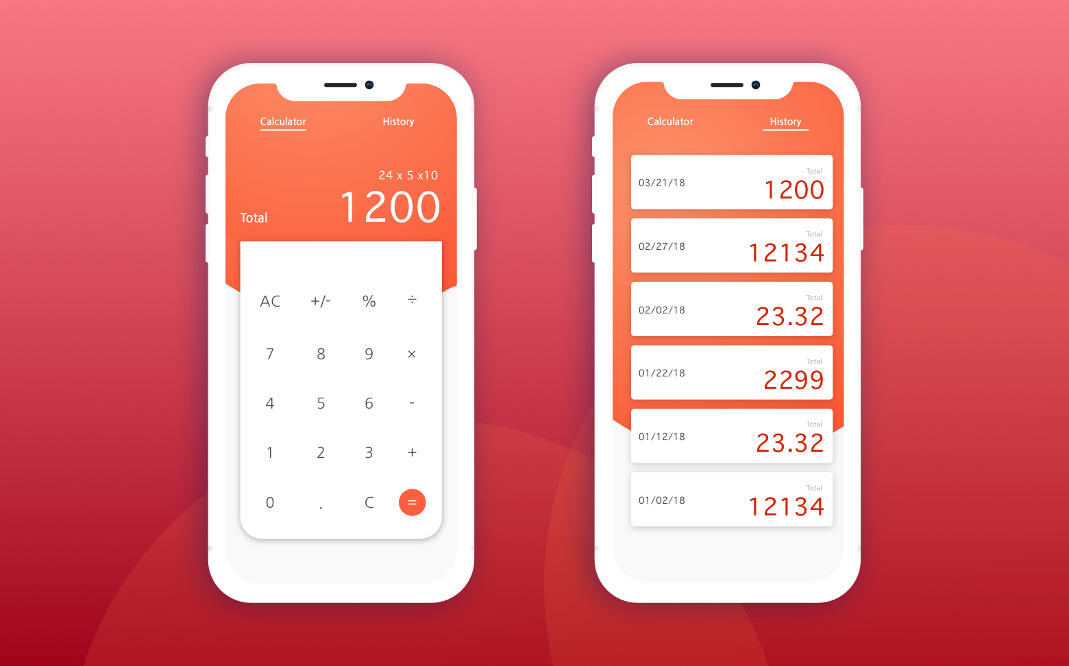 Daily UI 04 - Calculator by Popo Lin on Dribbble