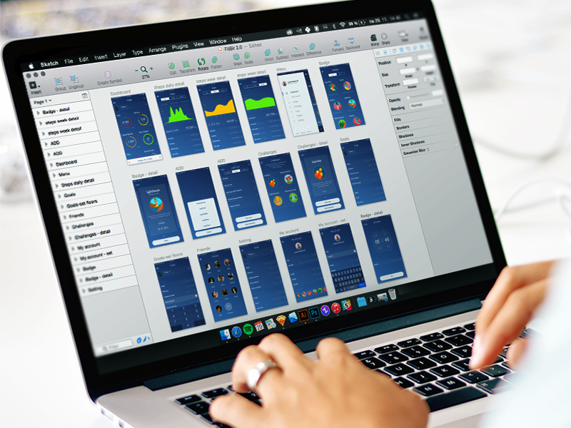 FitBit redesign concept by Lukáš Nádvorník on Dribbble