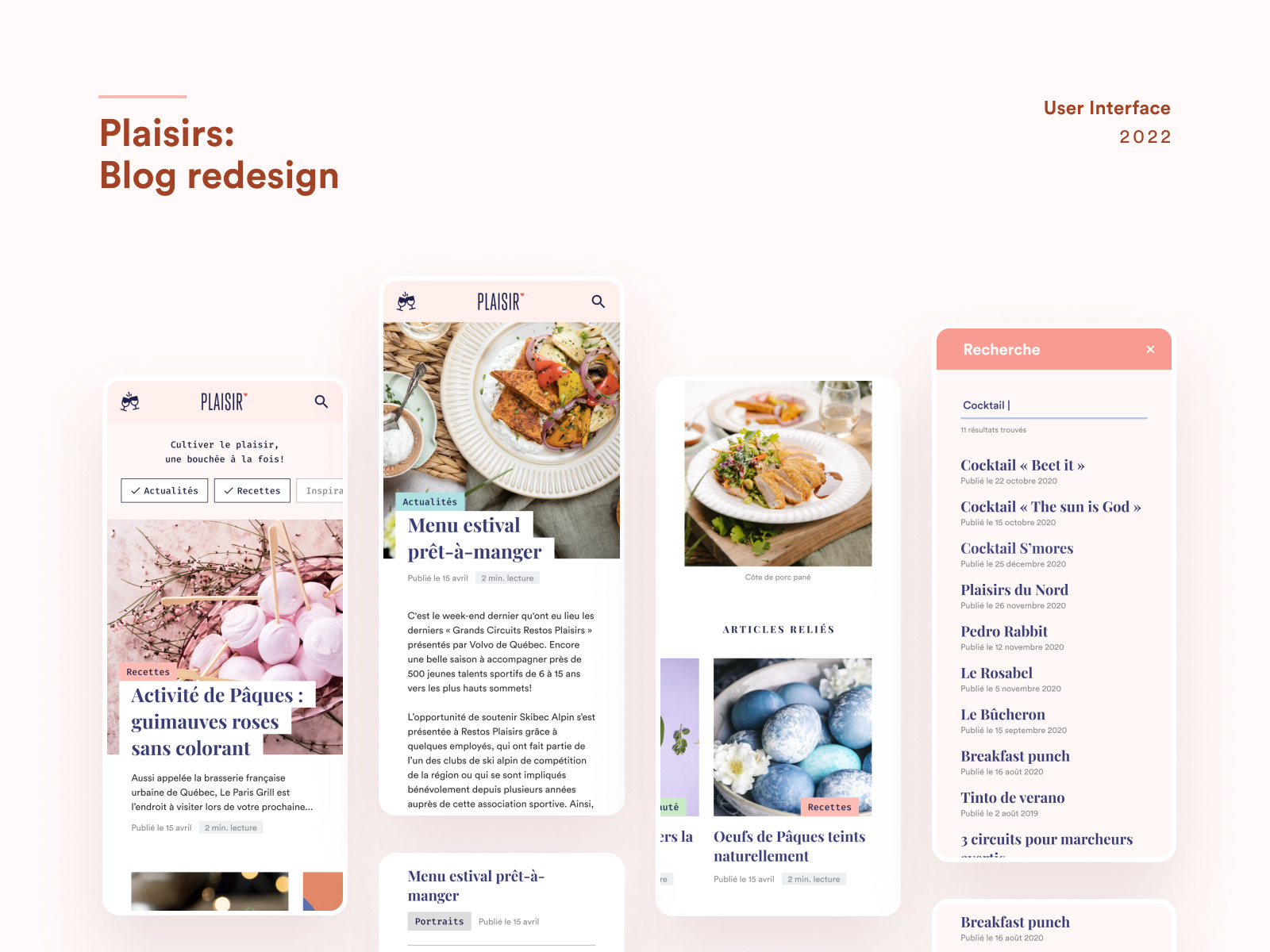 Blog Redesign by Raiana Pinheiro on Dribbble