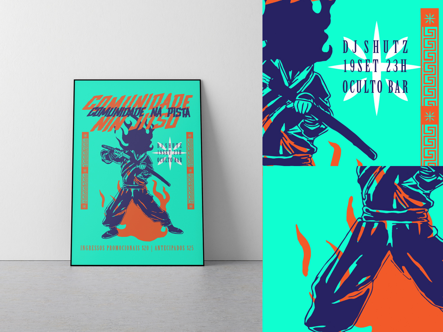 Comunidade Ninjitsu Poster by Demytrius Meneghetti de Pieri on Dribbble