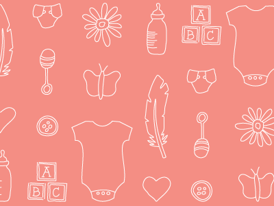 Baby Shapes Pattern by Ryan Lascano on Dribbble